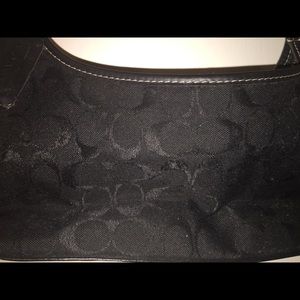 Coach | Bags | Coach Black Logo Small Shoulder Purse | Poshmark